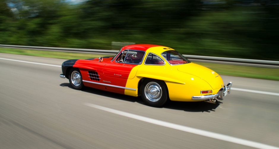 1954 Mercedes-Benz 300 SL in German Flag Colours - Scott Grundfor ...